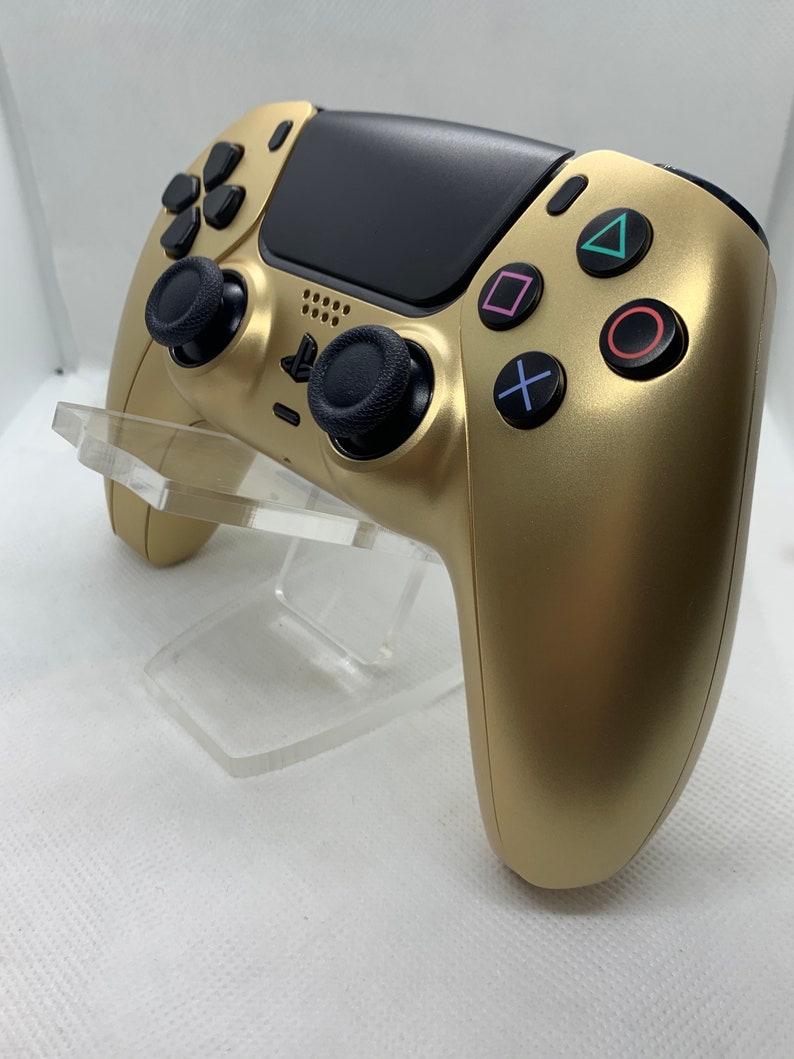 Sony PlayStation 5 PS5 DualSense Wireless Custom Gold Retro | Etsy