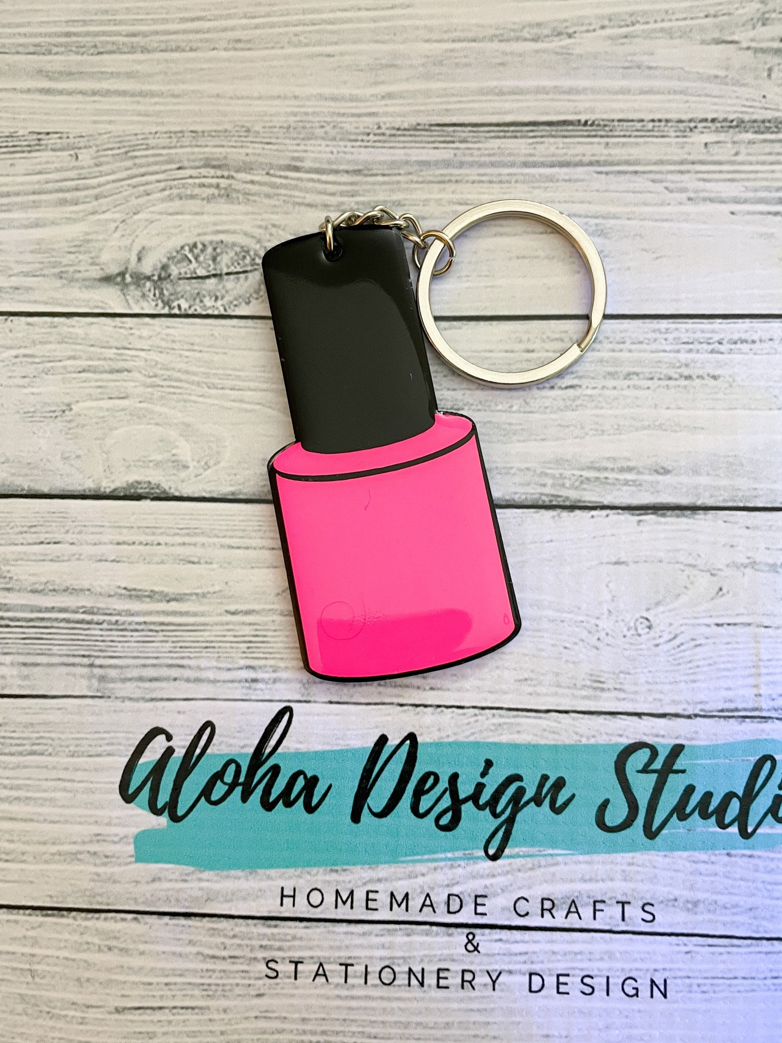 Nail Polish Keychain Keychain Nail Polish Bottle Nails | Etsy