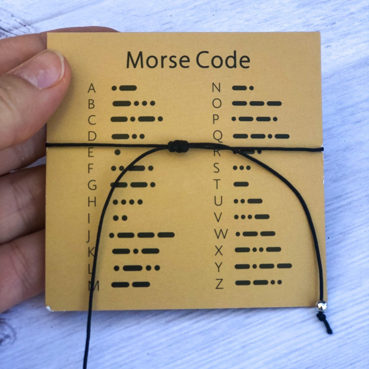 Morse Code Meaningful Bracelets - Hidden Message-friendship Bracelet ...