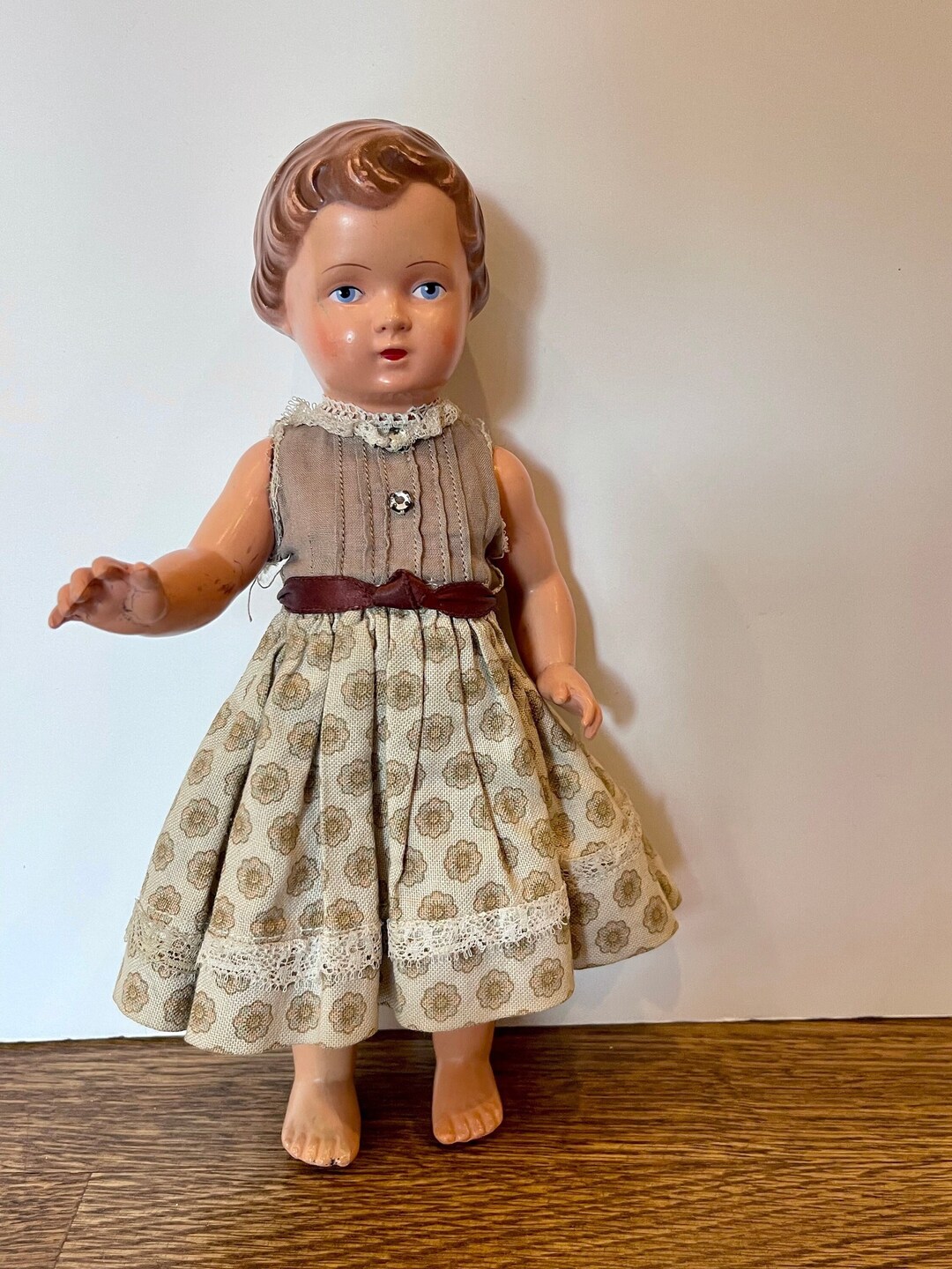 Vintage Schildkrot Turtle Mark T-25 German Girl Doll 9.5 Tall With Old ...