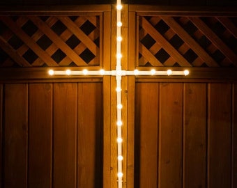 Large Lighted Cross - Etsy