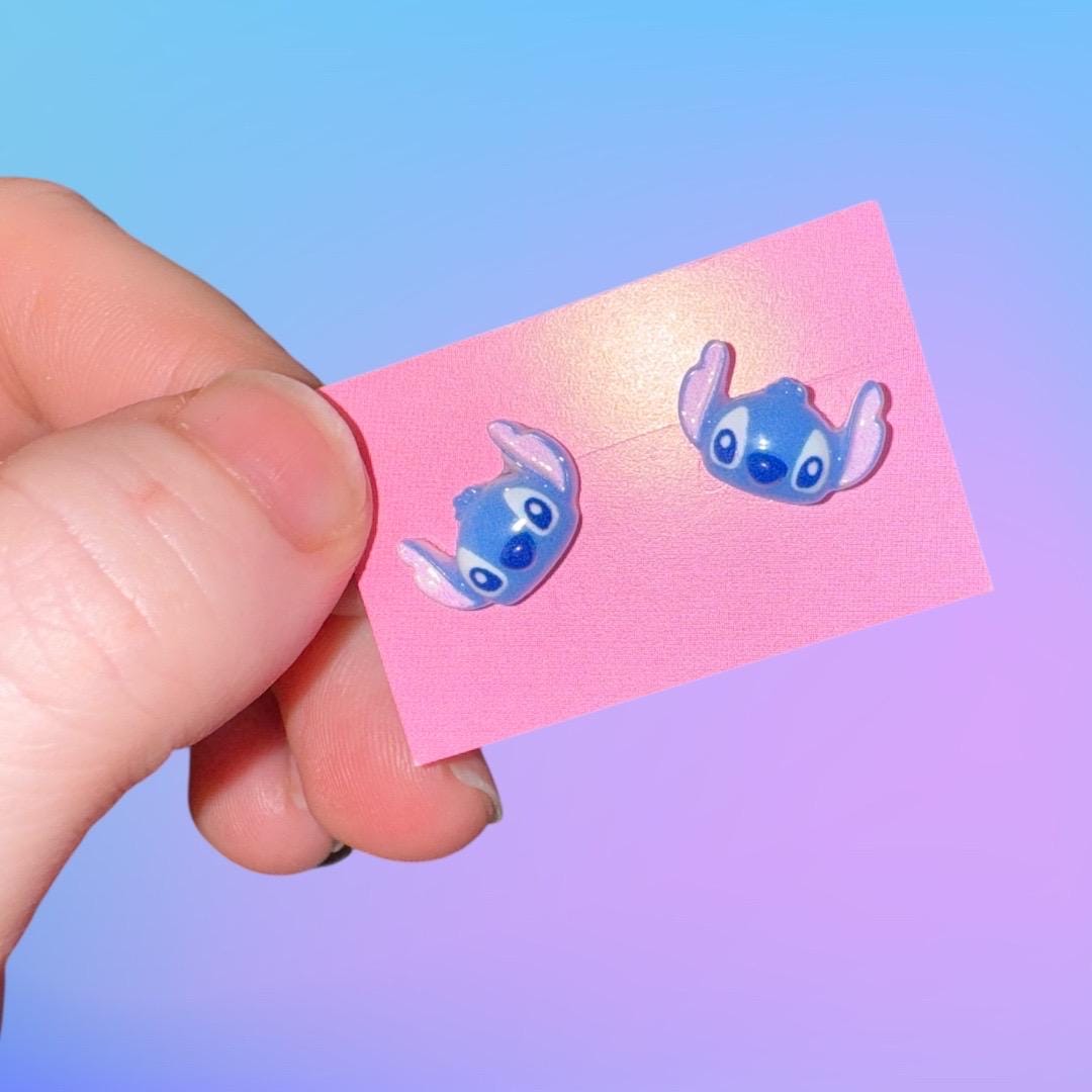 Character Stud Earrings - Etsy