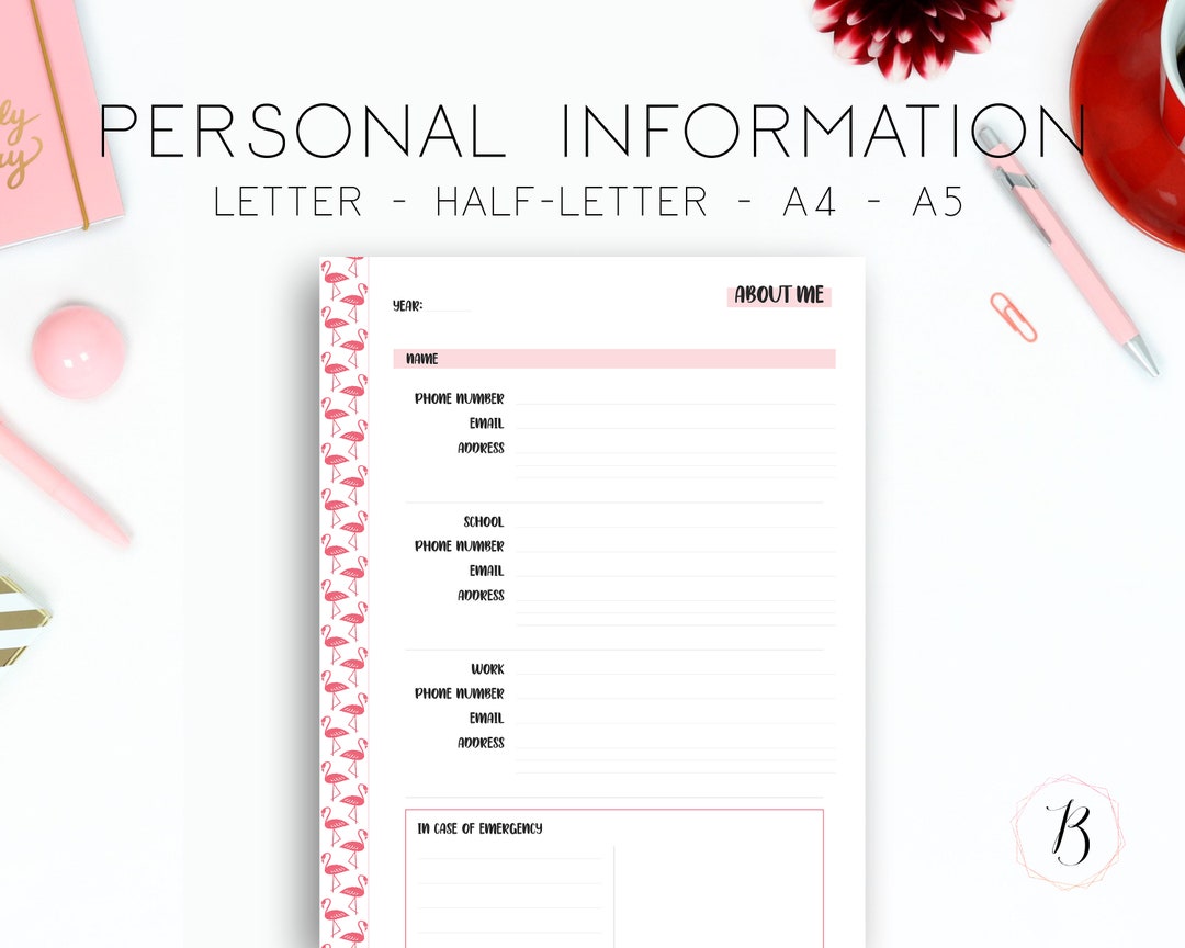 Planner Dashboard, Personal Information, Emergency Contact Page ...