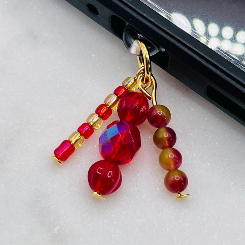 Handmade USB-C Charm: Crystal Bling Sparkly Phone Dust Plug - Etsy