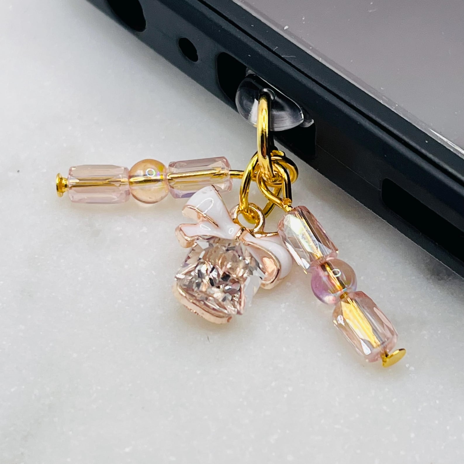 Handmade USB-C Charm: Crystal Bling Sparkly Phone Dust Plug - Etsy
