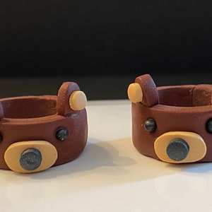 Polymer Clay Rings, Animal Rings, Frog Ring, Clay Frog Ring, Cute Ring ...