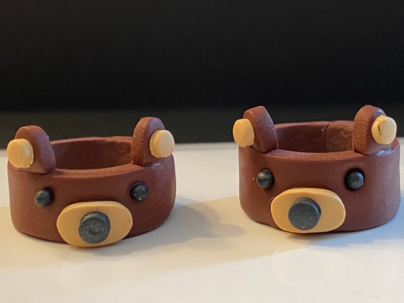 Polymer Clay Rings Animal Rings Frog Ring Clay Frog Ring | Etsy