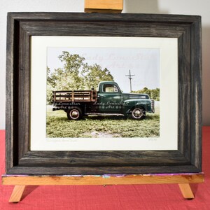 Vintage Farm Truck | Old Car Art | Rustic Farm | Classic Auto Photo ...