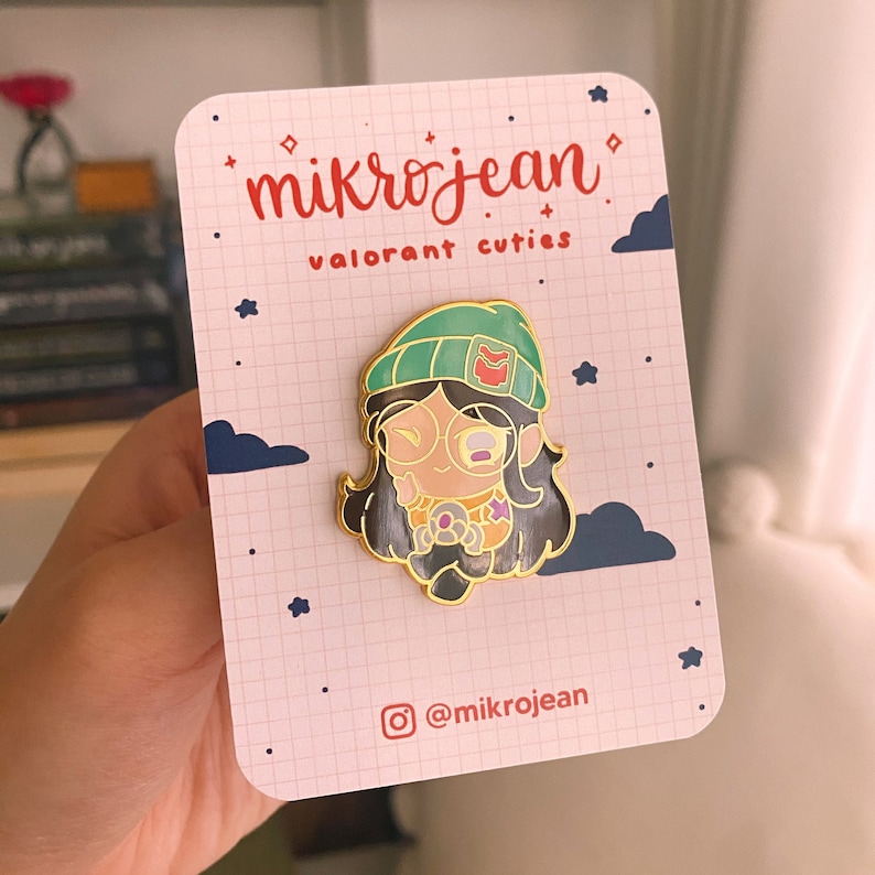 KJ Valo Cutie Enamel Pin Valo Merch Killjoy Merch Killjoy Pins Cute Collectibles Mikrojean - Etsy