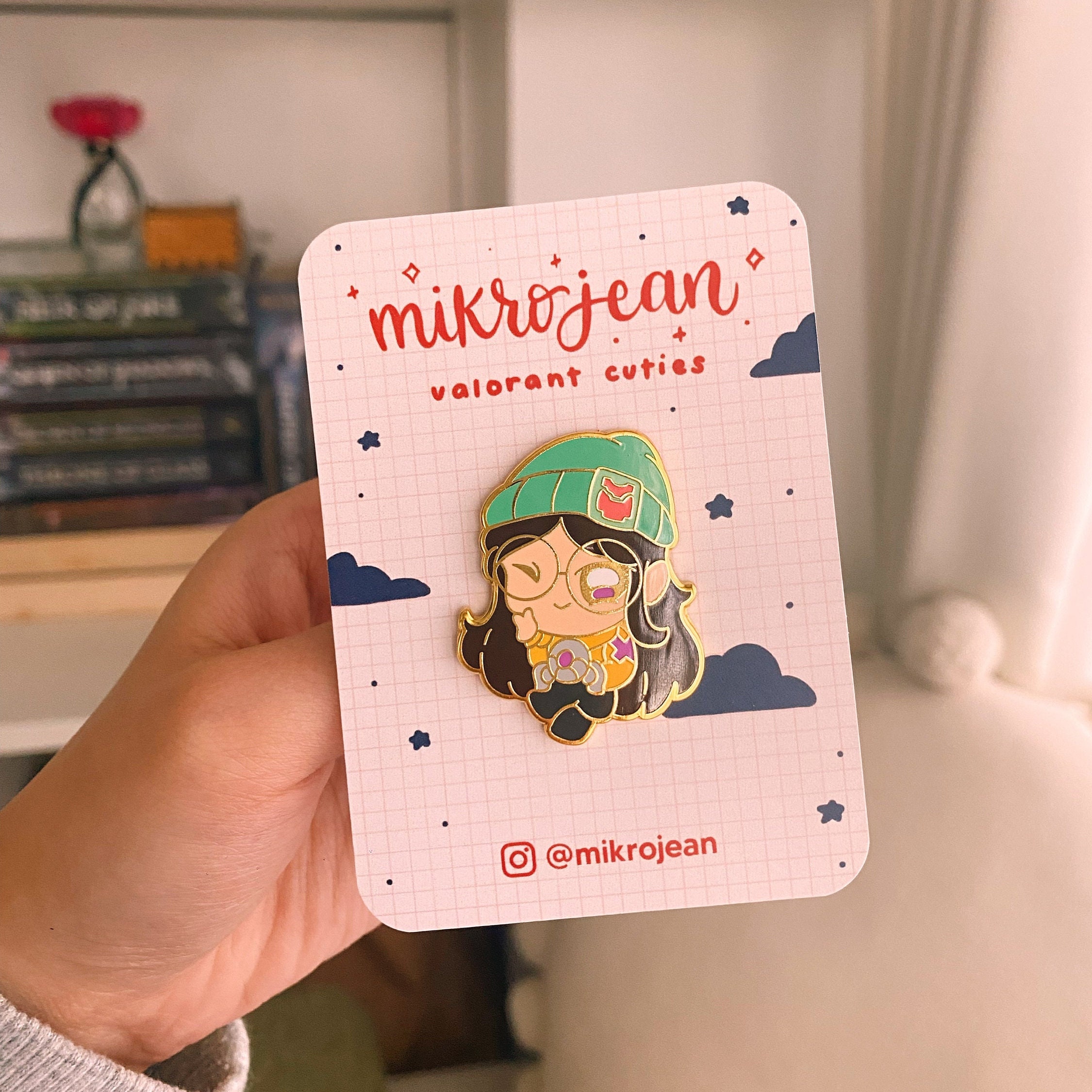 KJ Valo Cutie Enamel Pin Valo Merch Killjoy Merch Killjoy Pins Cute Collectibles Mikrojean - Etsy