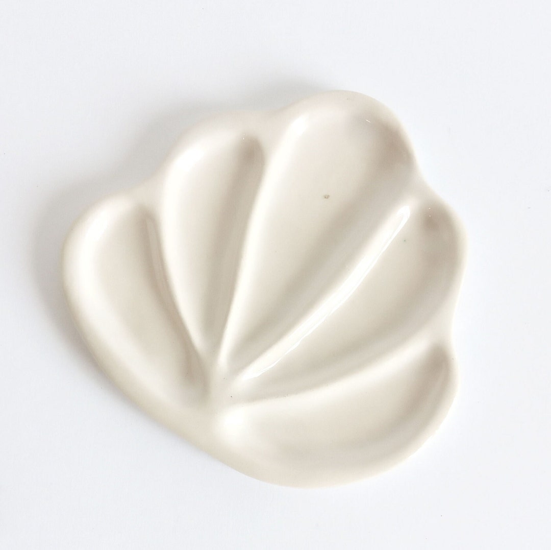 Ceramic Watercolor Palette | Handmade Ceramic Palette | Shell Trinke ...