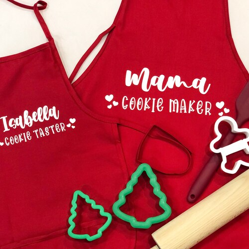 Matching Mother Daughter Retro Apron Set - Etsy