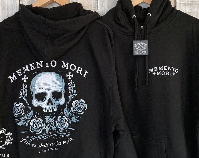 Memento Mori Hoodie limited Edition - Etsy
