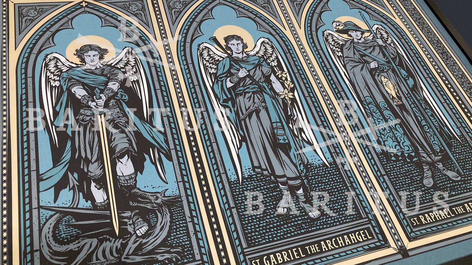 Archangels Michael, Gabriel & Raphael 24x36 Poster - Etsy