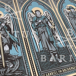 Archangels Michael, Gabriel & Raphael 24x36 Poster - Etsy