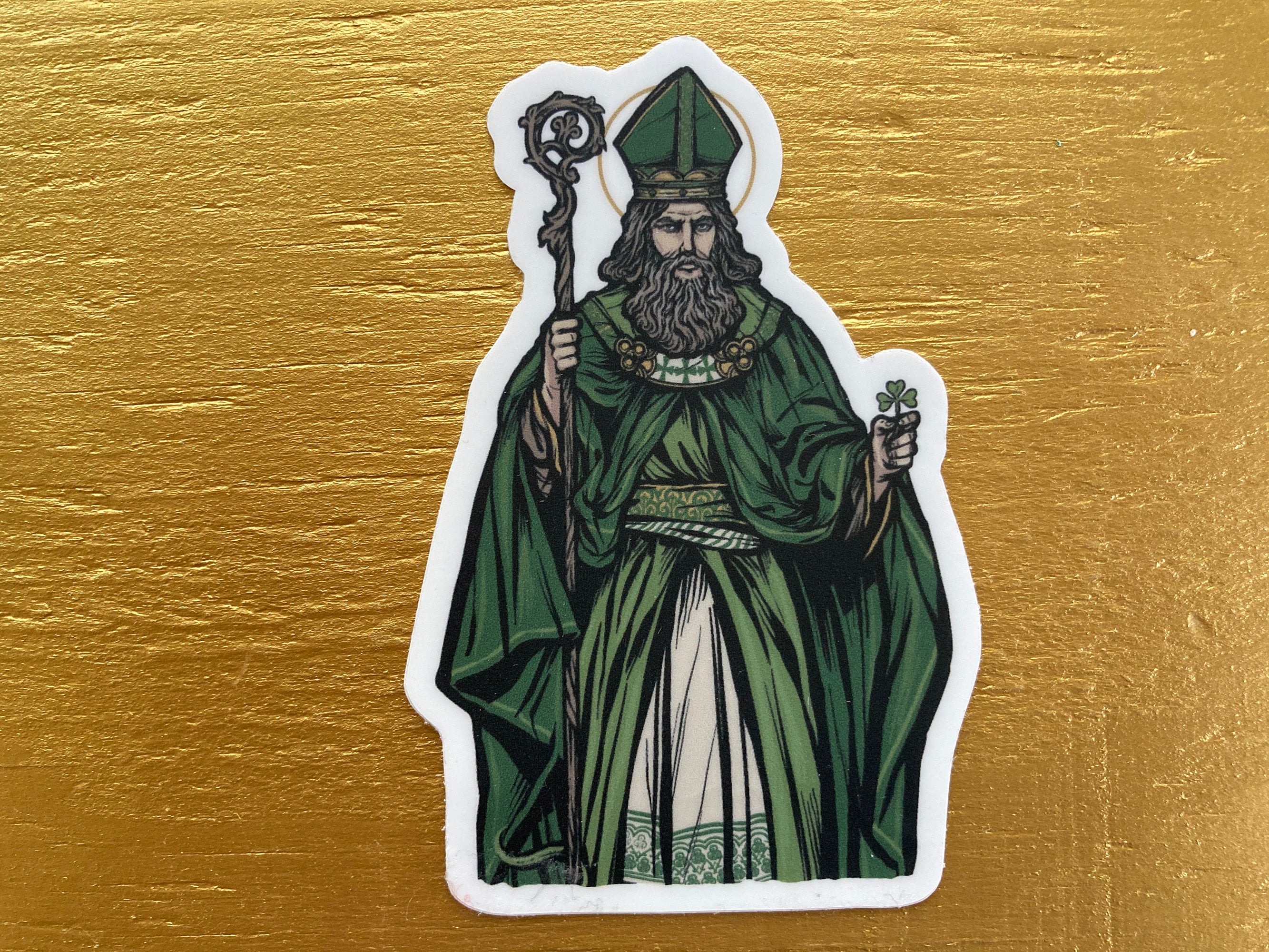 Saint Patrick 3 Vinyl Sticker | Etsy
