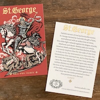 St WALBURGA ENGLISH MISSIONARY Laminated New Relic Holy Card. Famous ...