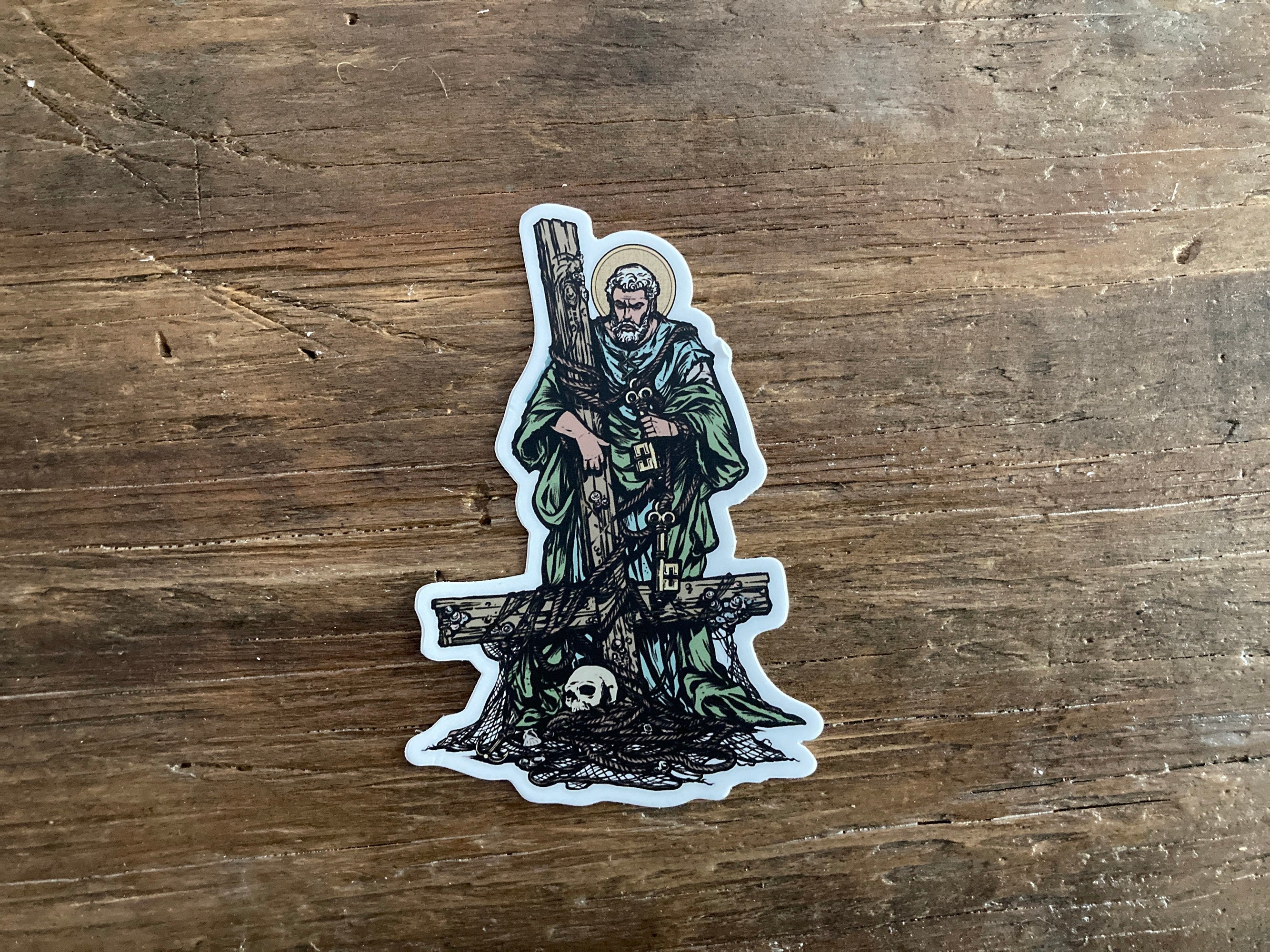 4 Saint Peter Quo Vadis Vinyl Sticker - Etsy