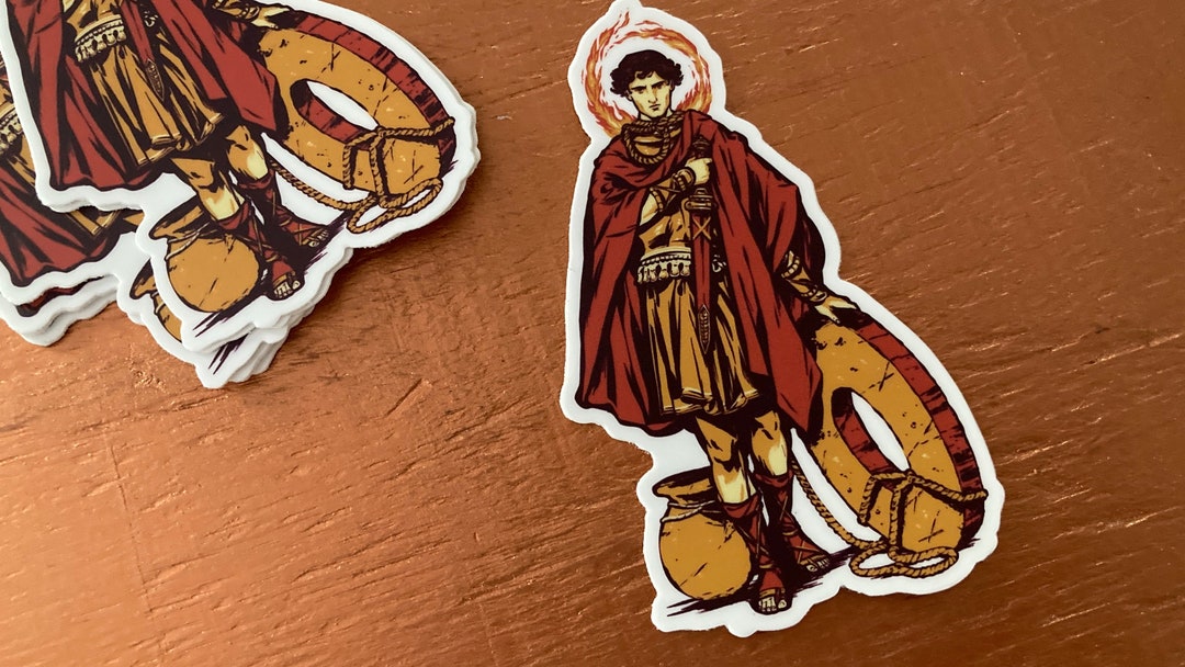 4" Saint Florian Vinyl Sticker - Etsy