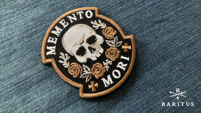Memento Mori 3" Embroidered Patch - Etsy