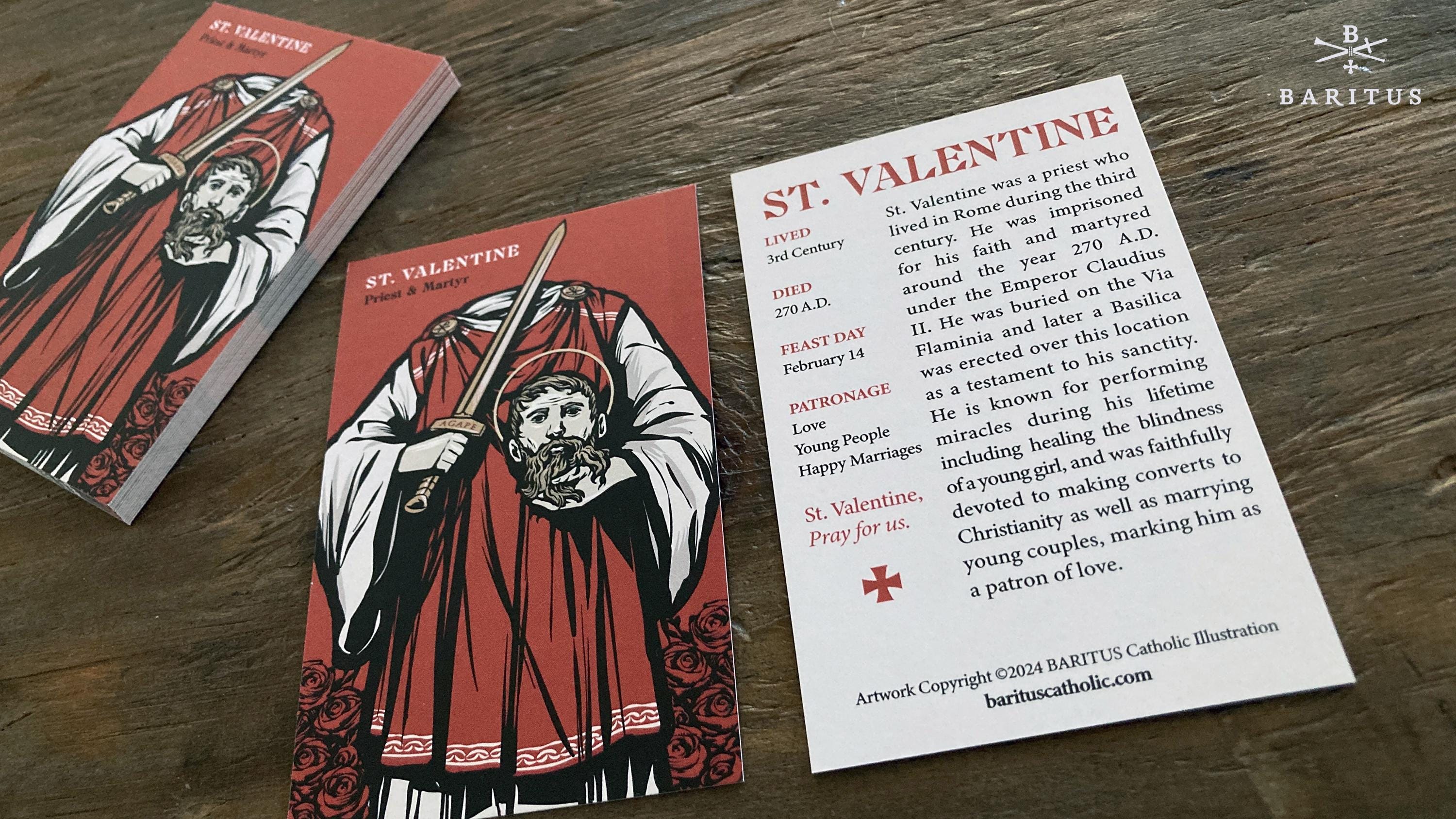 Saint Valentine's Day Card Packs - Etsy