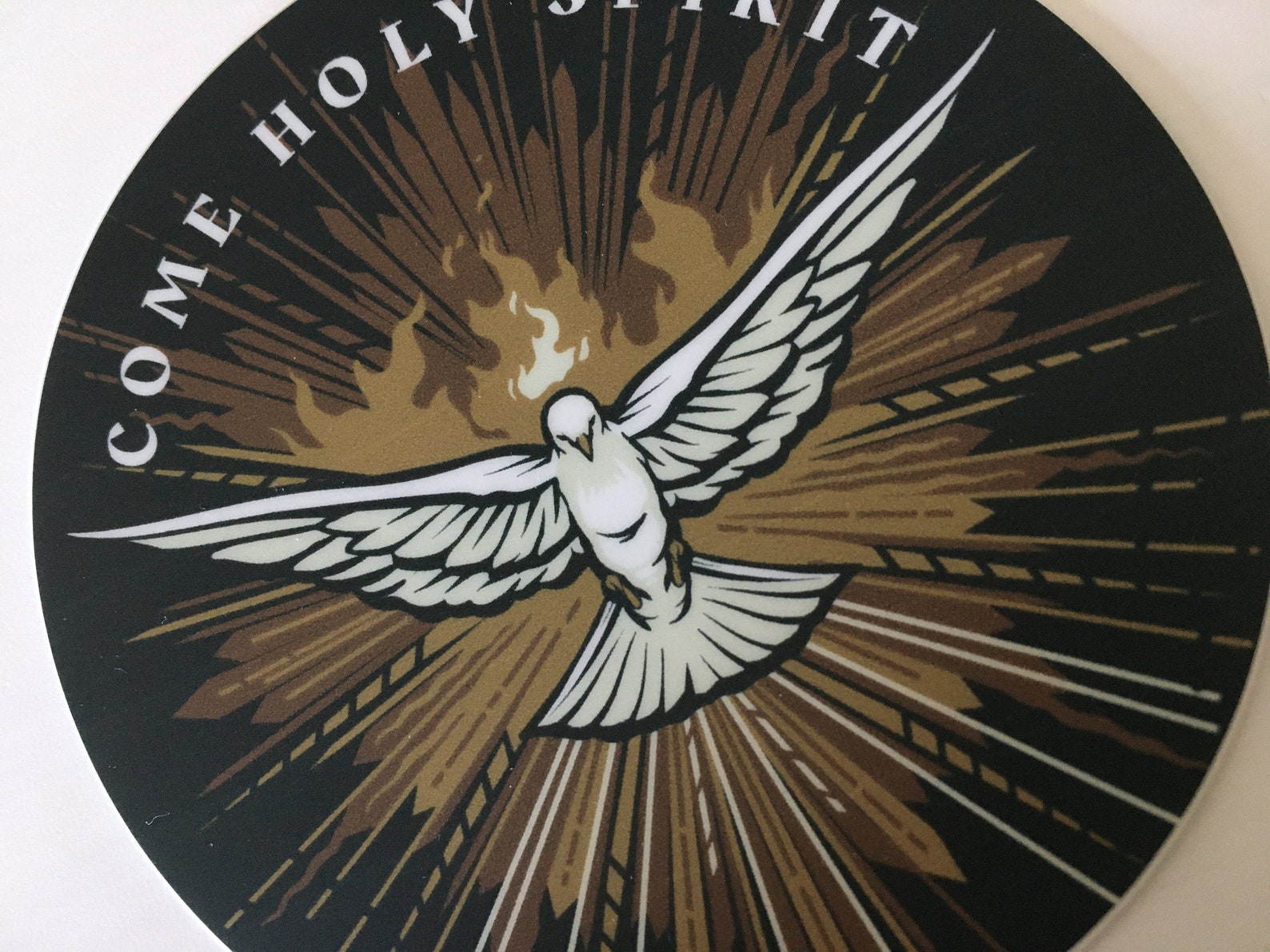 3" Come Holy Spirit Vinyl Sticker - Etsy