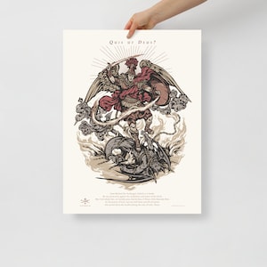 Saint Michael the Archangel Poster - Etsy