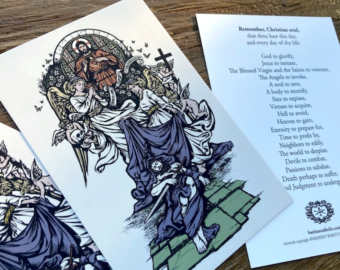 Remember Christian Soul 4x6 Holy Card - Etsy