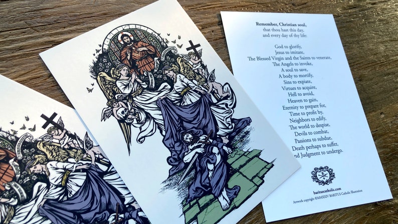 Remember Christian Soul 4x6 Holy Card - Etsy