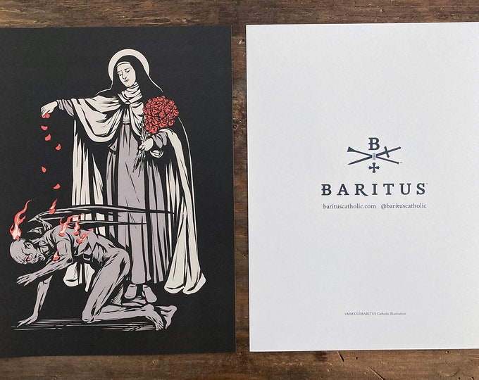 Saint Thérèse of Lisieux 8.5" X 11" Large Print - Etsy