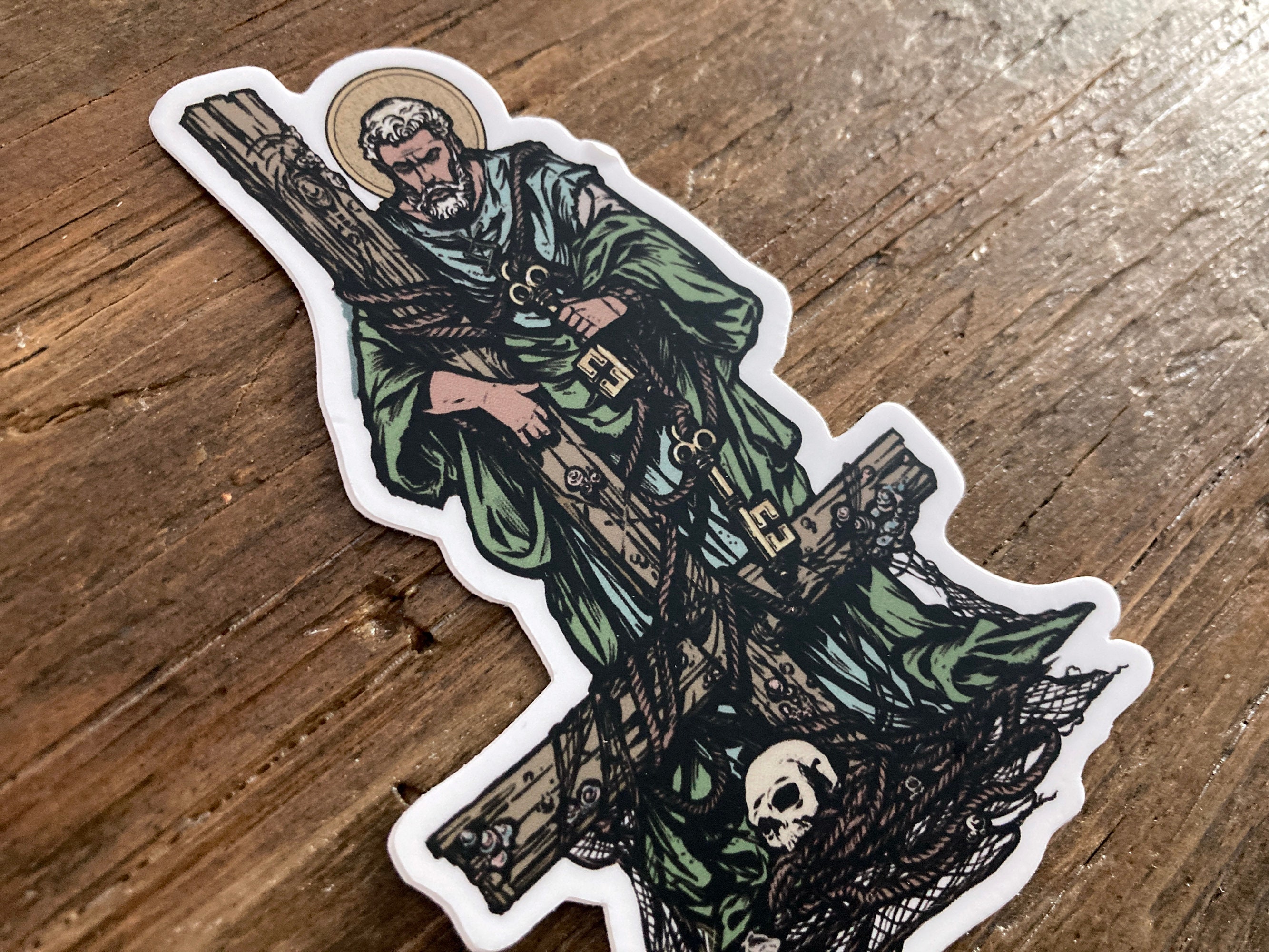 4 Saint Peter Quo Vadis Vinyl Sticker - Etsy