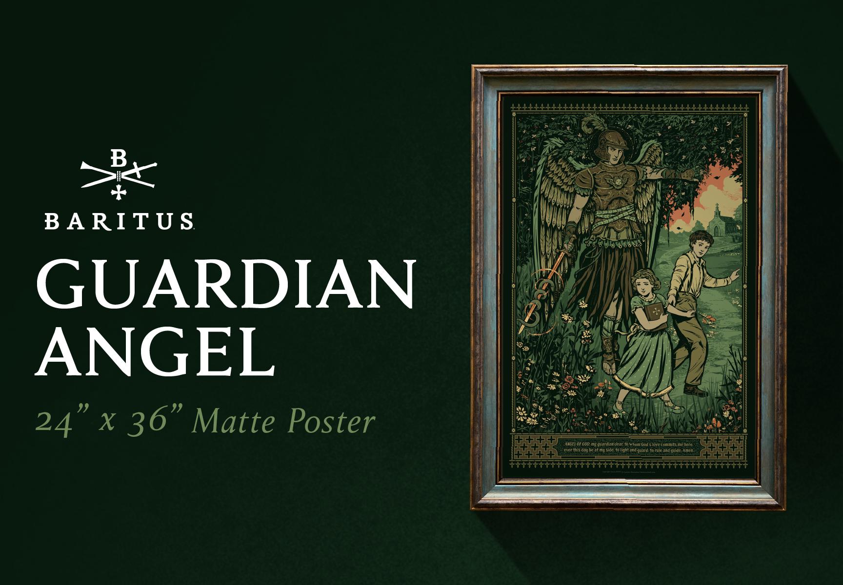Guardian Angel 24" X 36" Poster - Etsy