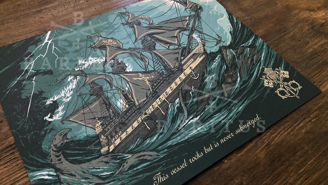 The Barque of Saint Peter 8.5" X 11" Large Print - Etsy