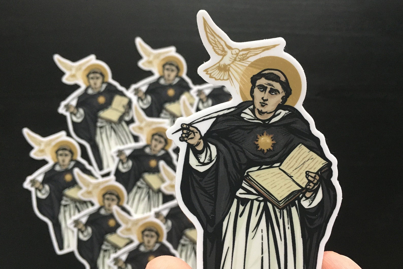 3" Saint Thomas Aquinas, the Angelic Doctor Sticker - Etsy