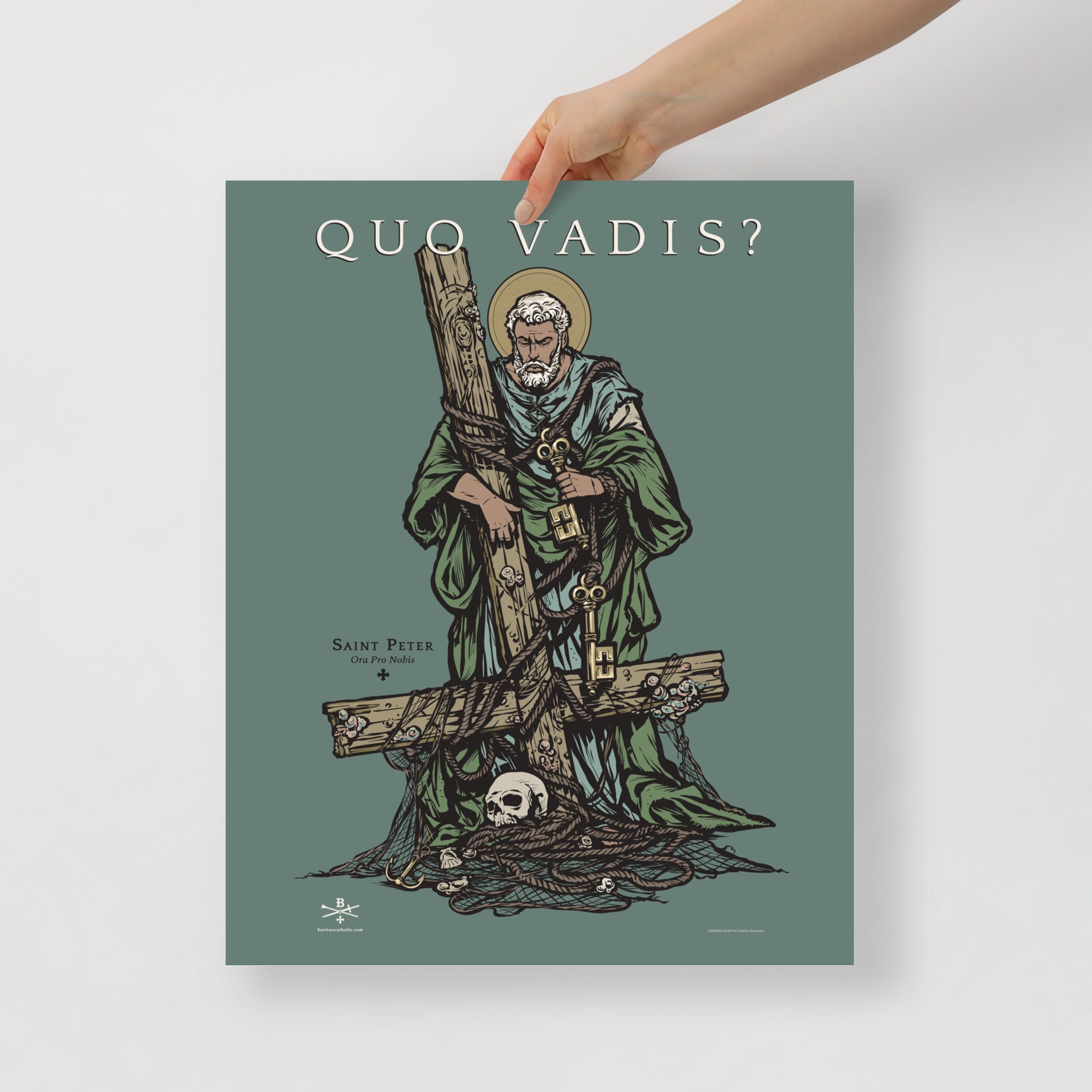 Quo Vadis? Saint Peter Poster - Etsy