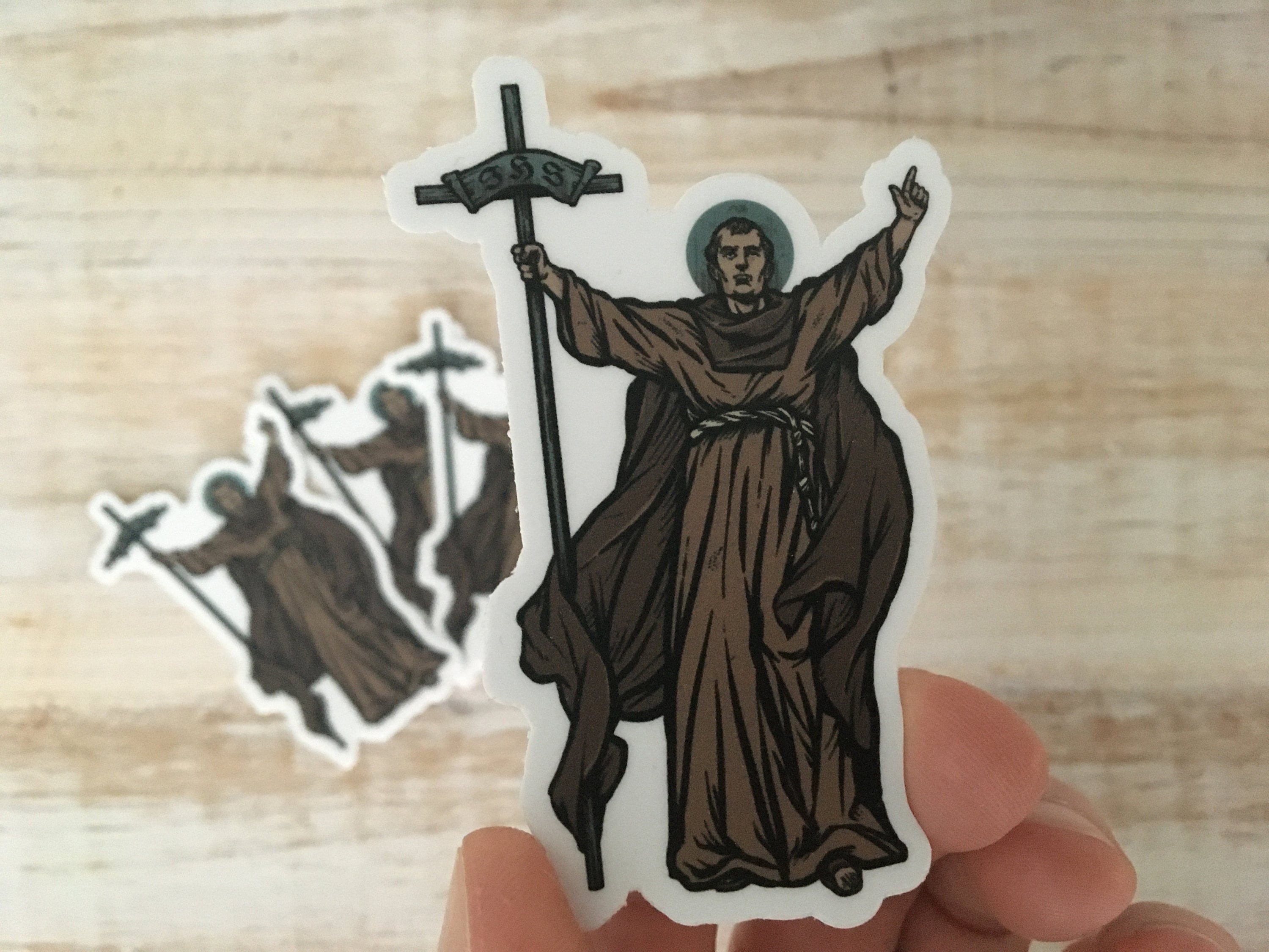 3 Junipero Serra Vinyl Sticker - Etsy