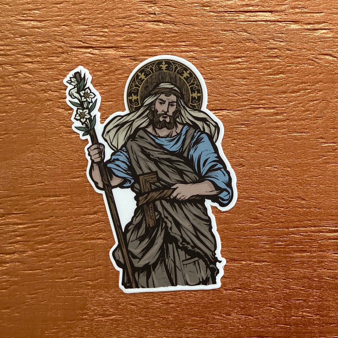 3.5" Saint Joseph the Worker Vinyl Sticker - Etsy