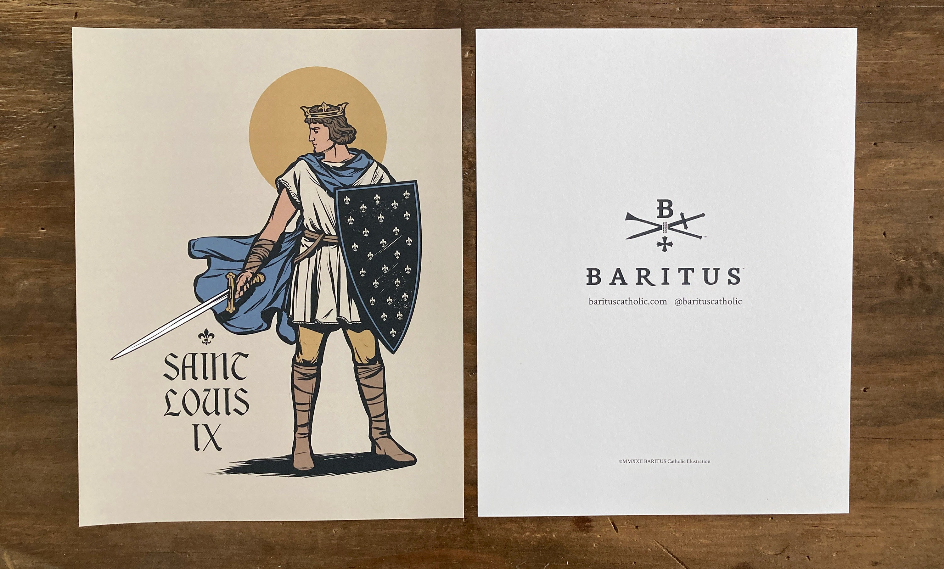 Saint Louis IX King of France 8.5 X 11 Print - Etsy