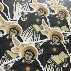 3" Saint Thomas Aquinas, the Angelic Doctor Sticker - Etsy