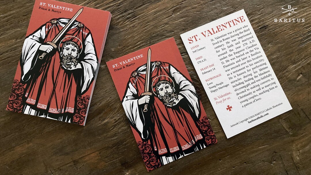 Saint Valentine's Day Card Packs - Etsy