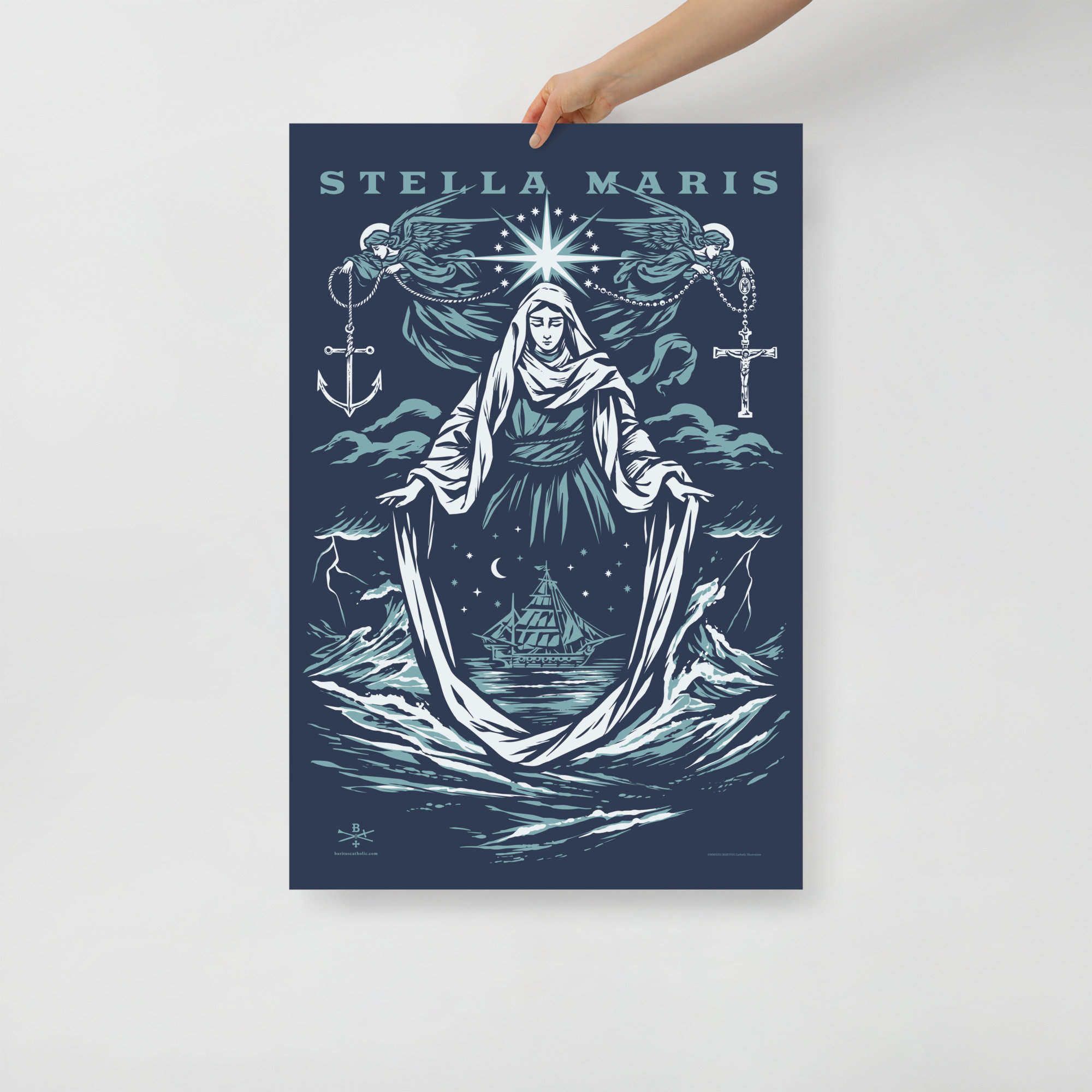 Stella Maris Our Lady of the Sea Poster - Etsy