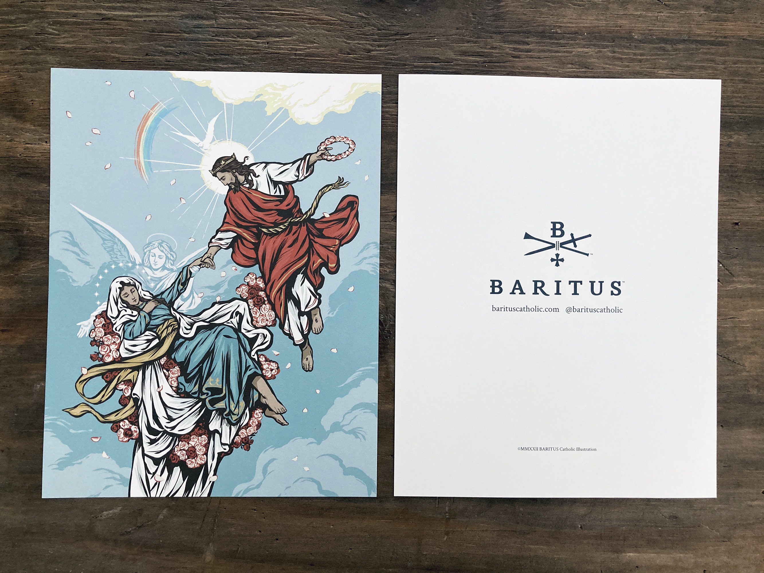 The Assumption of the Blessed Virgin Mary 8.5" X 11" Large Print - Etsy