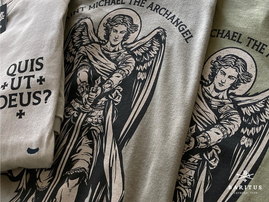 Saint Michael the Archangel Adult Unisex Tee - Etsy