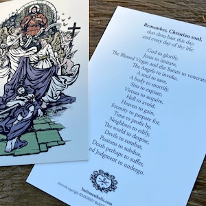 Remember Christian Soul 4x6 Holy Card - Etsy