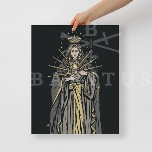 Mater Dolorosa Poster - Etsy