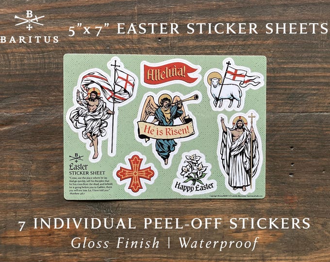 Easter Sticker Sheet - Limited Edition - Etsy