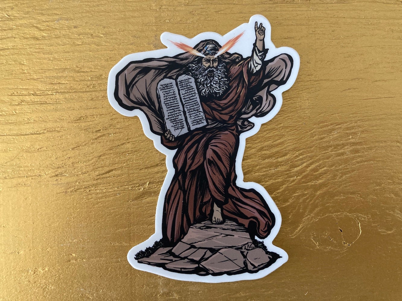 4" Saint Moses Vinyl Sticker - Etsy