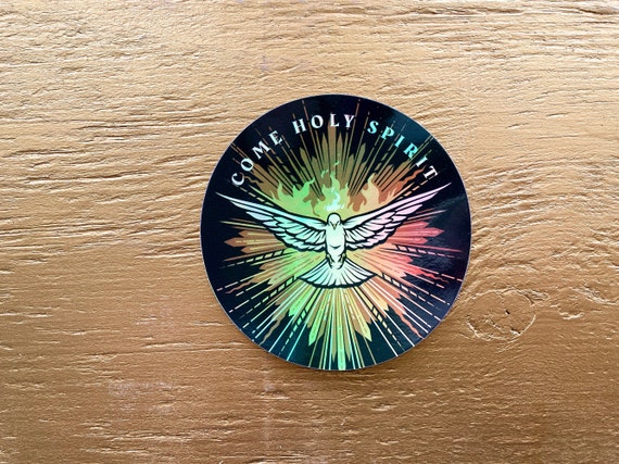 3 Holographic Come Holy Spirit Vinyl Sticker | Etsy