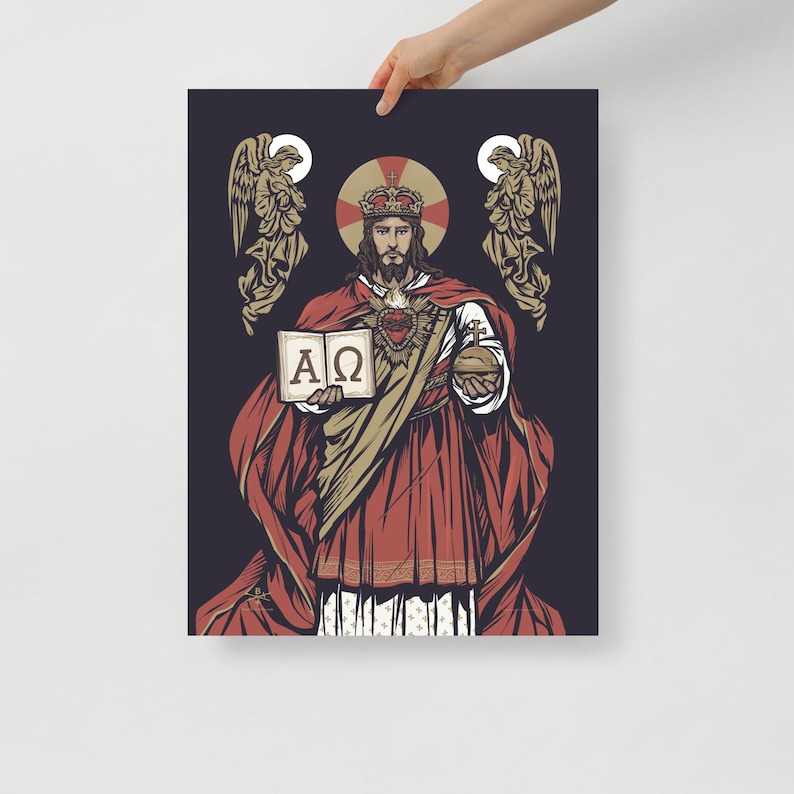 Christ the King Poster - Etsy