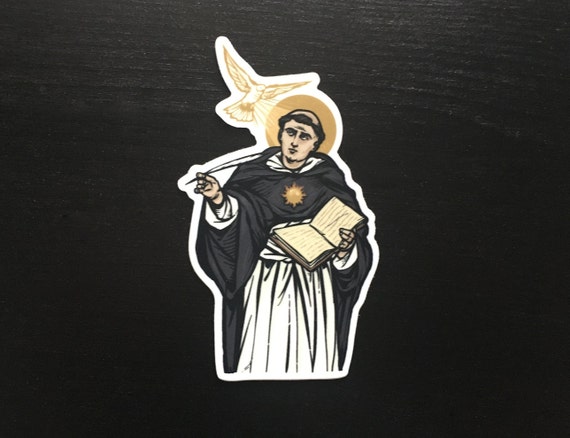 3 Saint Thomas Aquinas the Angelic Doctor Sticker - Etsy